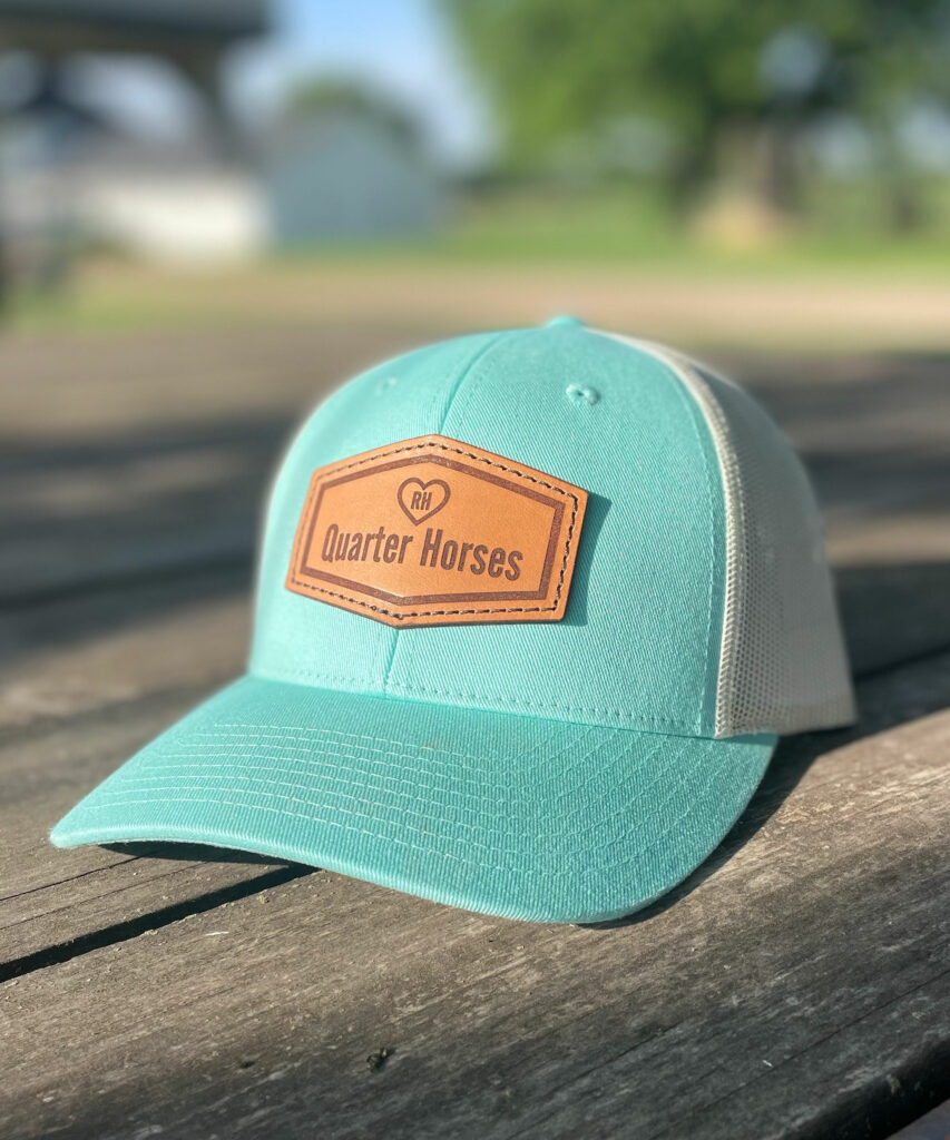 RH Leather Patch Hat – RH Quarter Horses